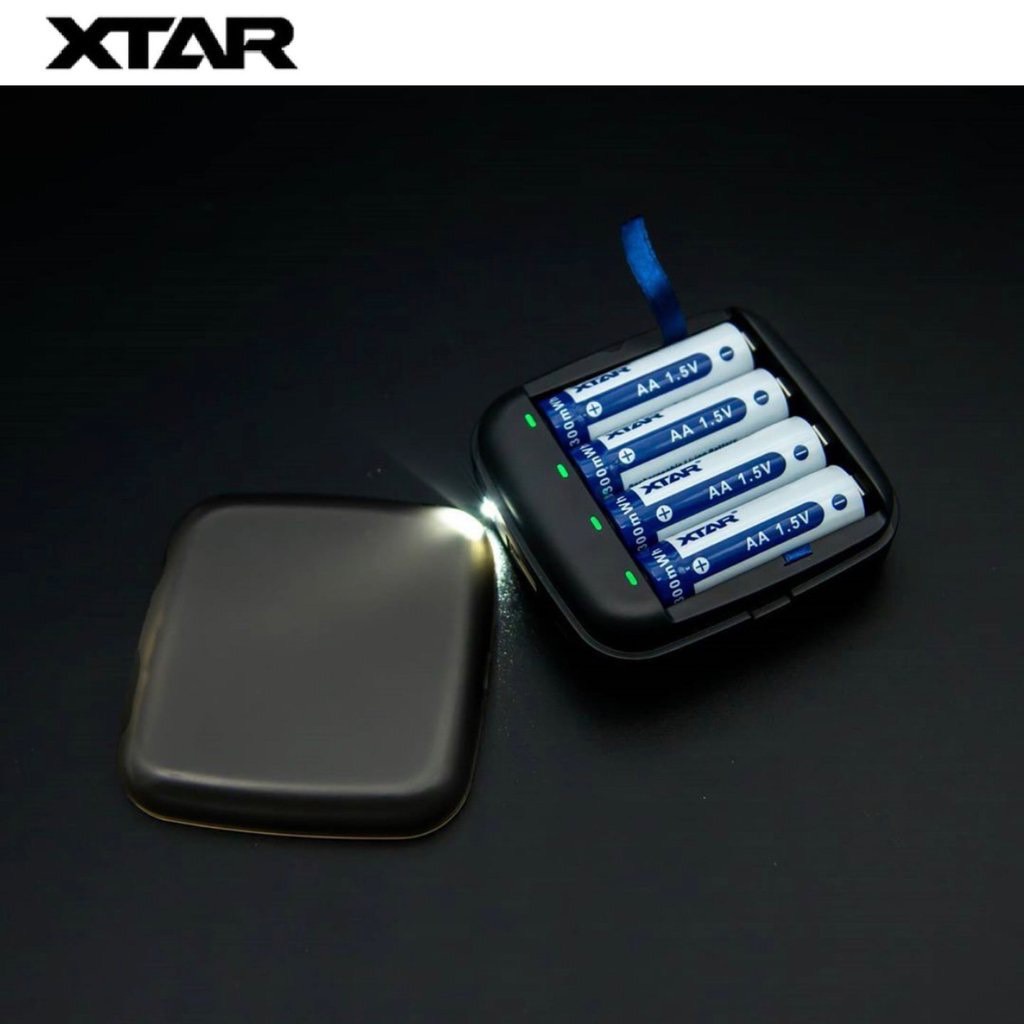 #XTAR BC4 Charger + XTAR 1.5V Li-ion Battery x 4 ก้อน อุปกรณ์จัดชุด ...