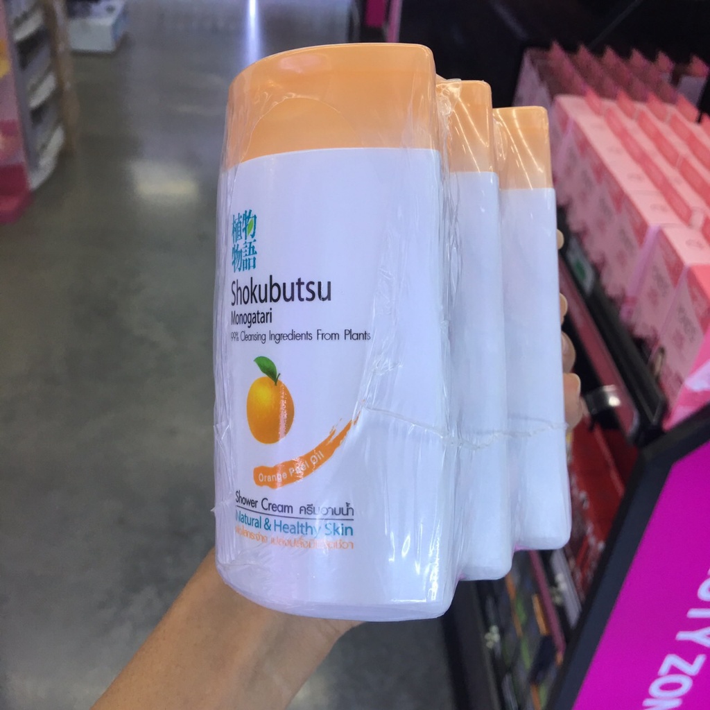แพ็ค3 Shokubutsu Monogatari Shower Cream (100 ml.x3) โชกุบุสซึ โมโนกาตา ...