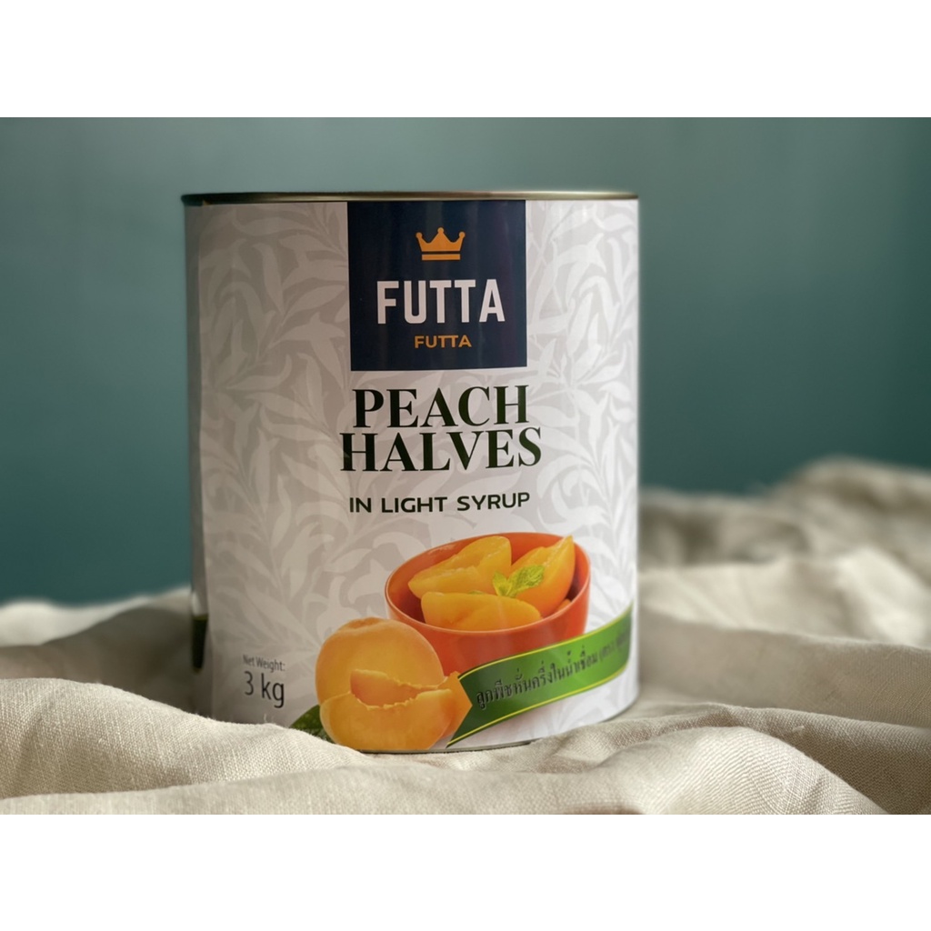 พีชกระป๋องตรา FUTTAในน้ำเชื่อม3,000g สินค้านำเข้า | Shopee Thailand