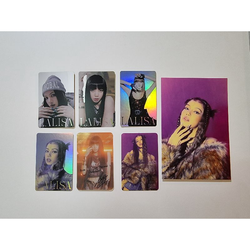 [ของแท้จากYG] การ์ด ลิซ่า Lisa card ของแท้จากอัลบั้ม Lalisa ทั้ง Gold ...