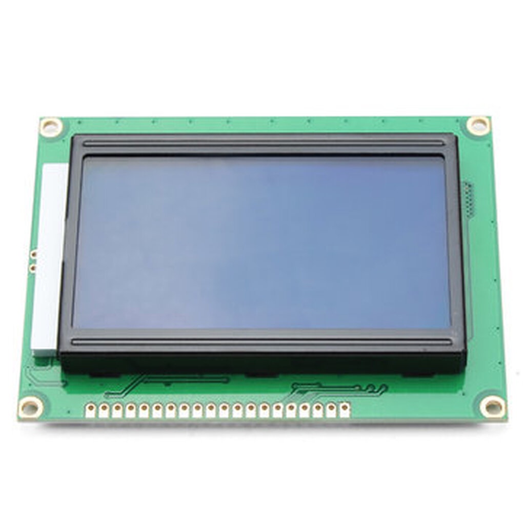 12864 LCD Display Module with Blue Backlight ST7920 | Shopee Thailand