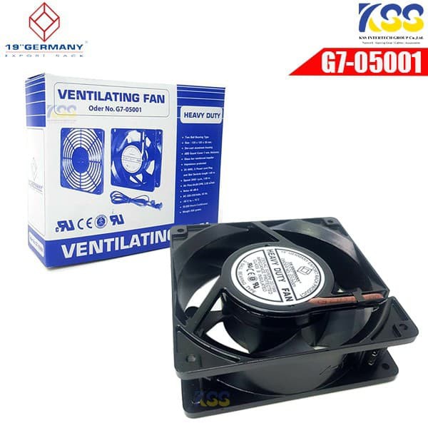 Germany พัดลมเดี่ยว ระบายความร้อน ตู้ Rack รุ่น G7-05001 | Shopee Thailand