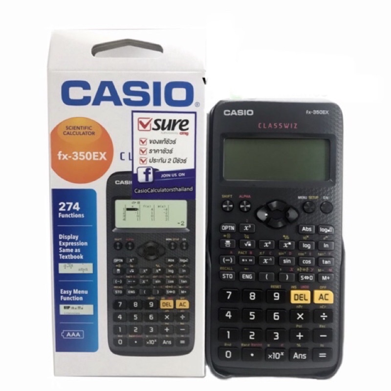 Casio fx-350EX Classwiz ของใหม่ ของแท้ | Shopee Thailand
