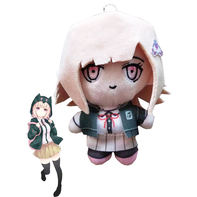 ตุ๊กตาผ้าพลั 15cm Danganronpa Nanami Chiaki Plush Pendant Anime Game ...