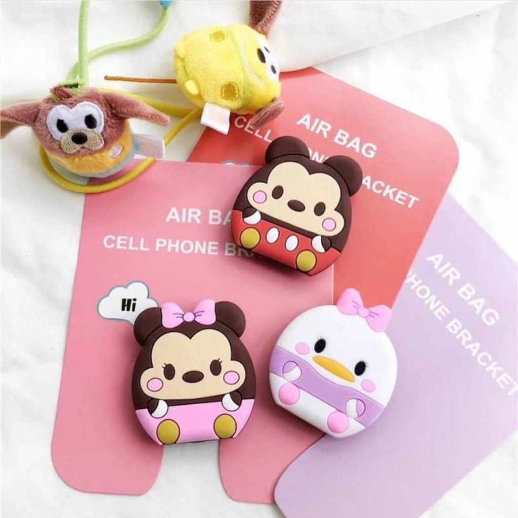 🔥 Cartoon Popsocket Mobile Holder แหวนยึดโทรศัพท์ มิกกี้ อังปังแมน ...