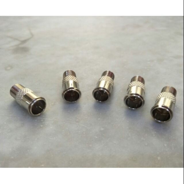 หัว RG59, RG6 Quick-spiral connector 5 ตัว อะไหล่ทีวี คอนเน็คเตอร์ ...