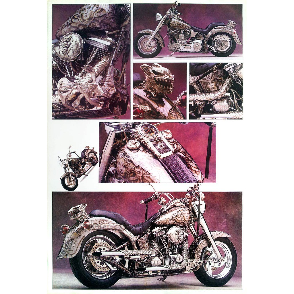 โปสเตอร์ รูปถ่าย รถมอเตอร์ไซค์ ชอปเปอร์ ALIEN Chopper Motorcycle POSTER ...