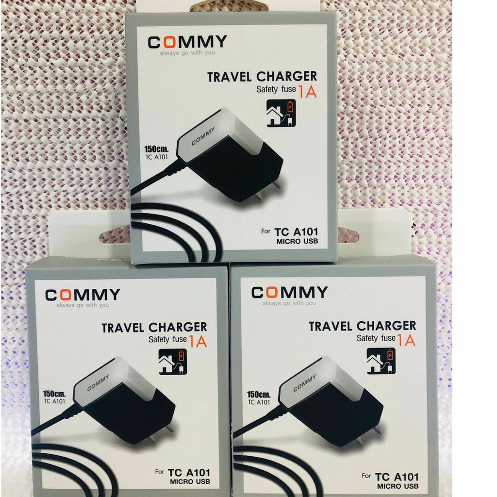 หัวติดสาย ยี่ห้อ commy 1 A micro สายยาว 1.5 cm มีรับประกัน 1 ปี | Shopee Thailand