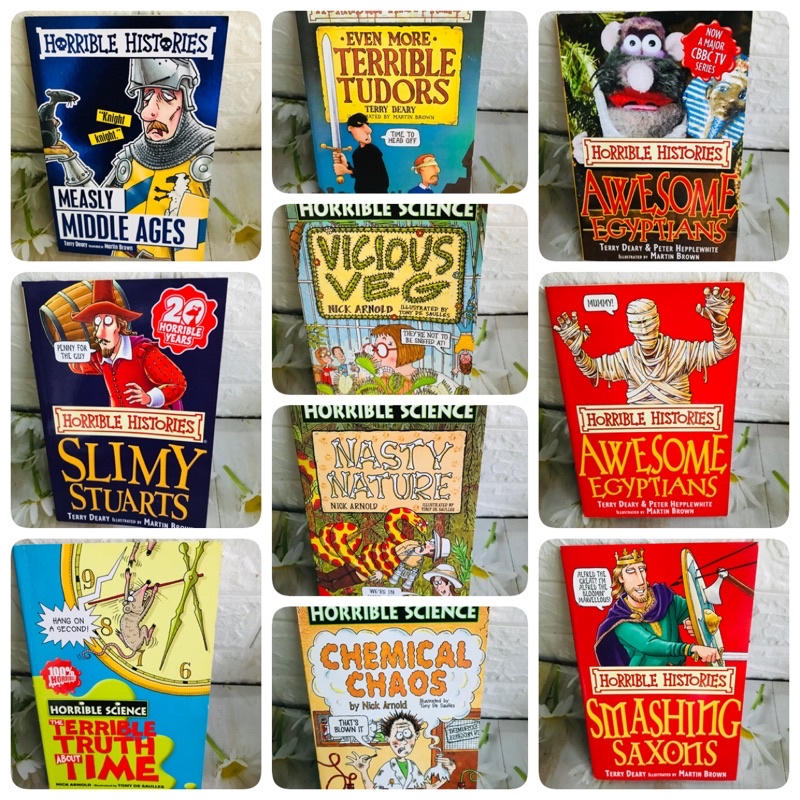 HORRIBLE HISTORIES ,HORRIBLE SCIENCE รวมเล่ม ปกอ่อนเล่มหนา-bh1 | Shopee ...