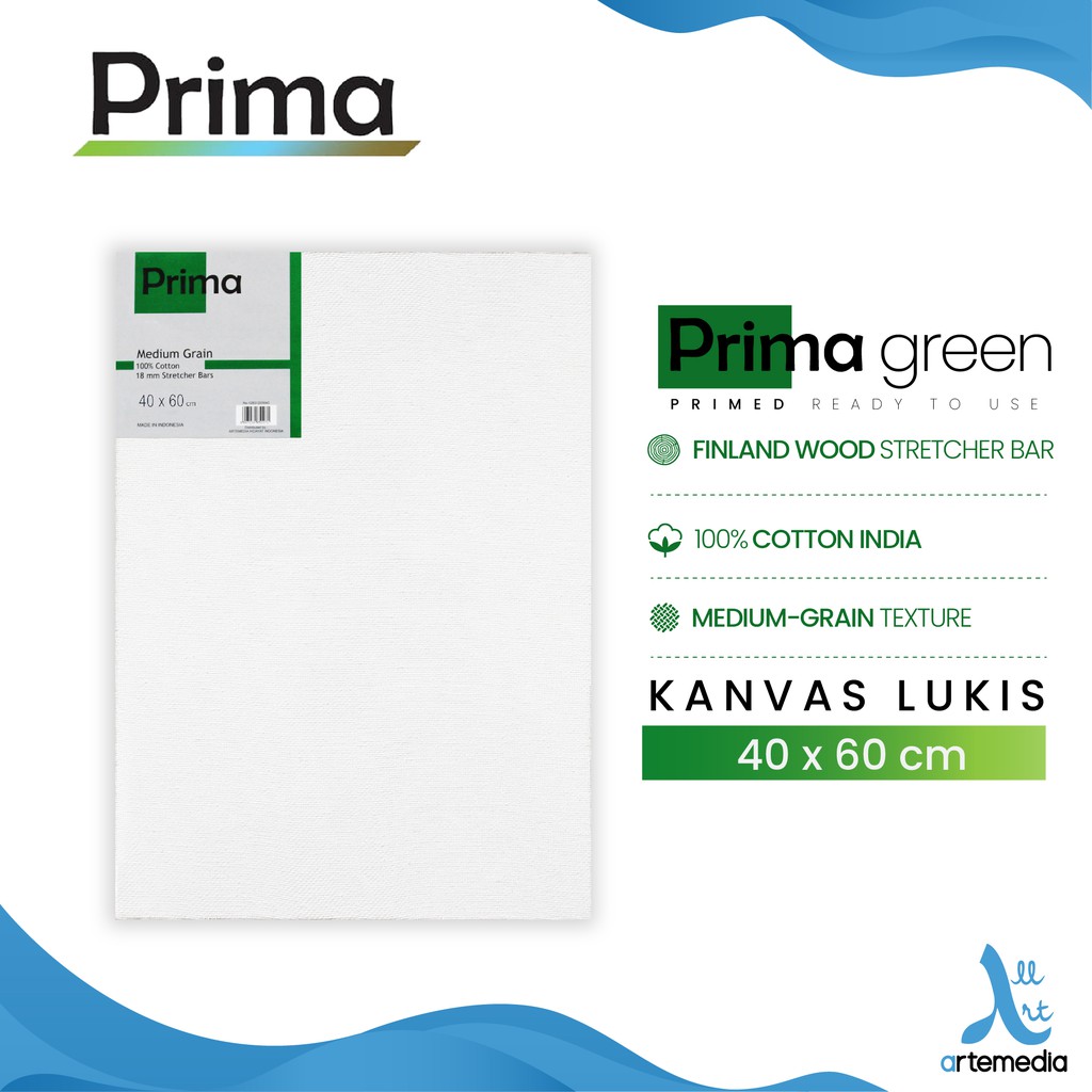 ซื้อ 4 GET Disc 25% Prima Green 40x60cm Cotton Canvas | Shopee Thailand