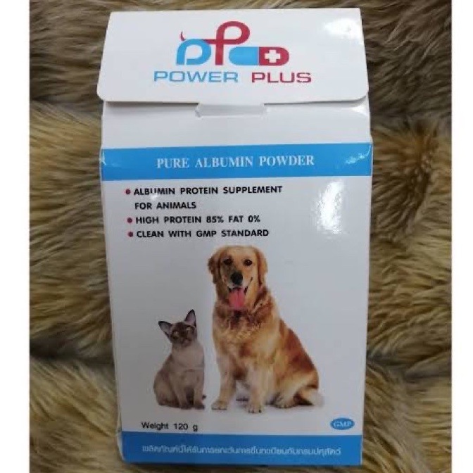 Power Plus Pure Albumin Protein Powder 120g (Exp.07/2025) อาหารเสริม ...