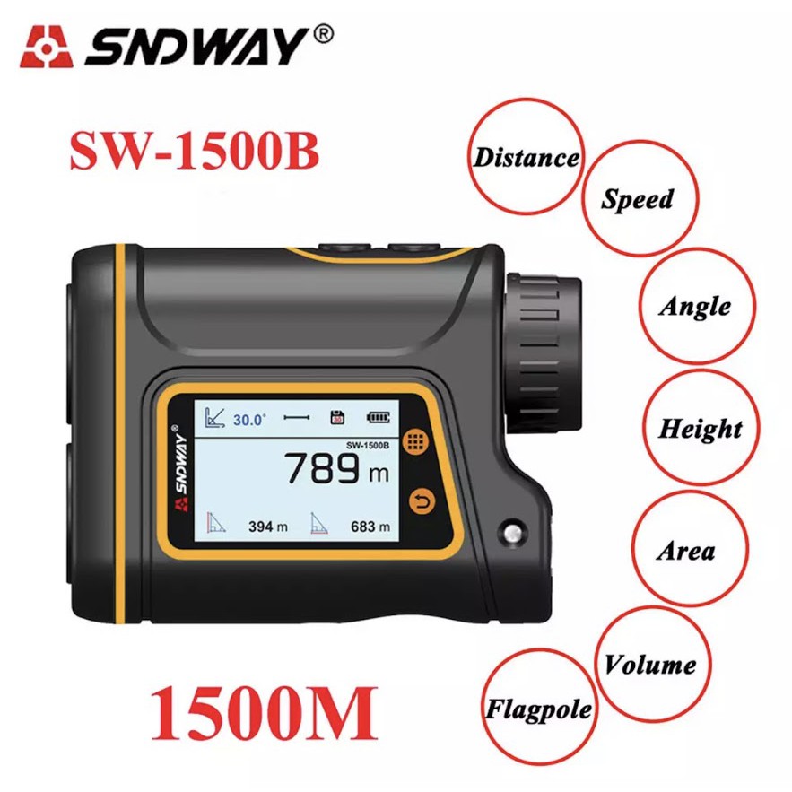 SNDWAY SW1500B SW1000B SW800B กล้องโทรทรรศน์ Rangefinder MonocularระยะทางวัดจอแสดงผลLCD | Shopee ...