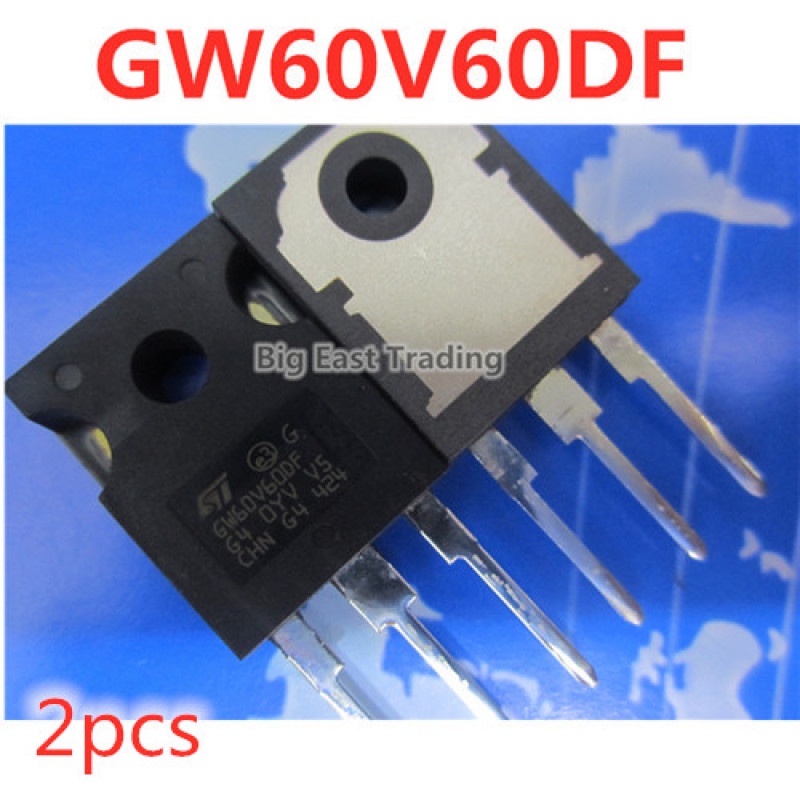 Stgw60V60Df Gw60V60Df ใหม่ To-247 Igbt 600V 60A คุณภาพสูง 2 ชิ้น ...