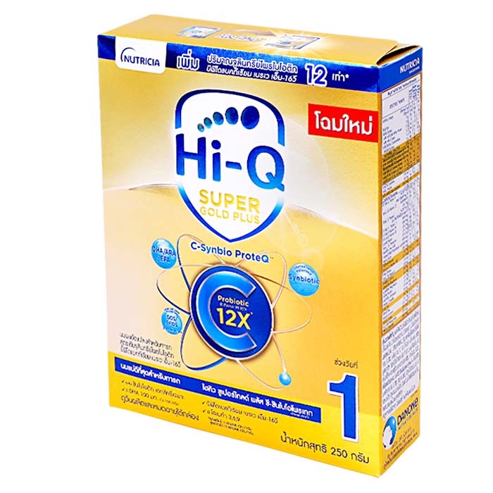 Dumex Hi-Q Super Gold Plus C ดูเม็กซ์ ไฮคิว ซูเปอร์โกลด์ พลัส ซี สูตร1 นมผง สำหรับเด็กแรกเกิด ...