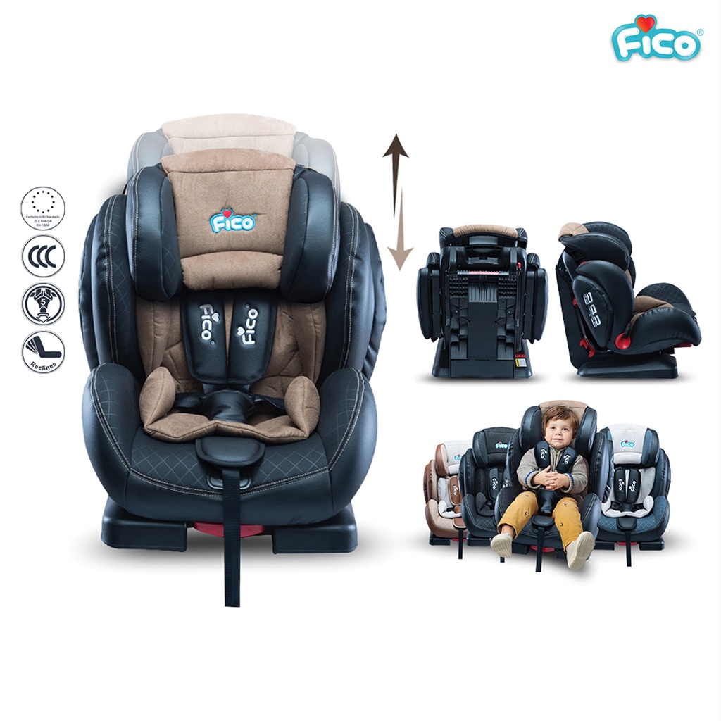 Fico คาร์ซีท รุ่น London Series3(ES02 New ล็อตใหม่เบาะนิ่มขึ้น 20%) สำหรับเด็ก 9 เดือน - 12 ปี ...