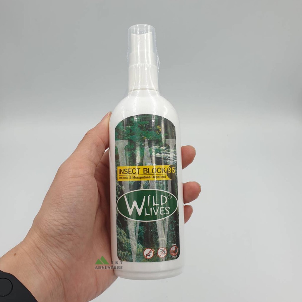 ยากันคุ่น ยากันแมลง ยากันยุง ยากันทาก Wild lives Insect Block Deet 95 ...