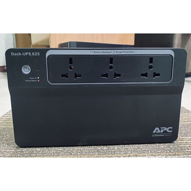 เครื่องสำรองไฟ APC รุ่น Back-UPS 625 625va/325W #เครื่องสำรองไฟมือสอง ...