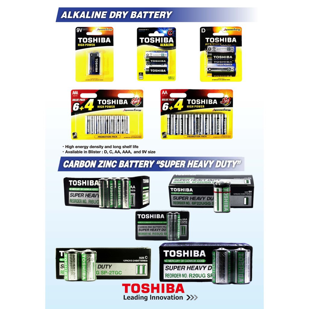 ถ่าน AAA Toshiba(โตชิบา) Super Heavy Duty Pack 40 ก้อน 1 กล่อง | Shopee Thailand