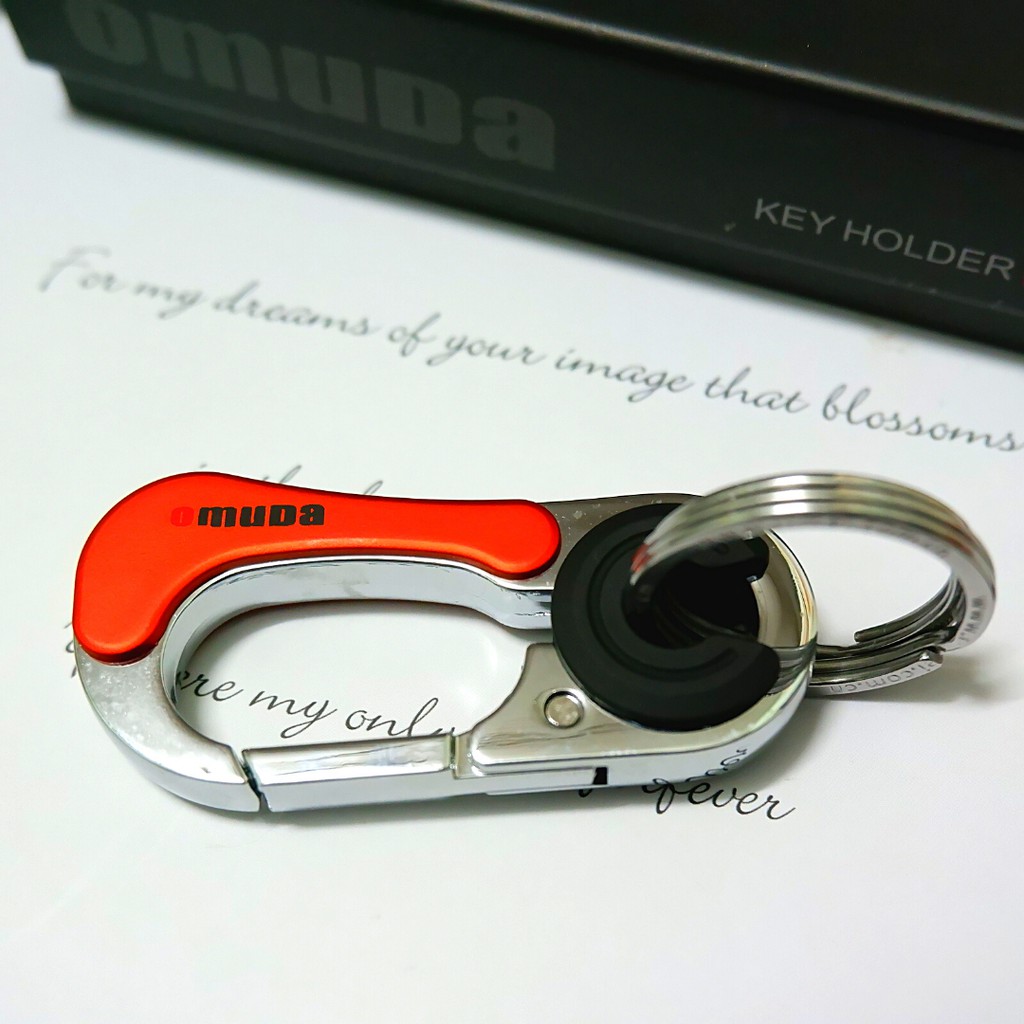 พวงกุญแจ(พร้อมห่วง2ชิ้น) OMUDA 3754 สำหรับ กุญแจบ้าน กุญแจรถยนต์ กุญแจมอเตอร์ไซค์ งานแข็งแรงทน ...