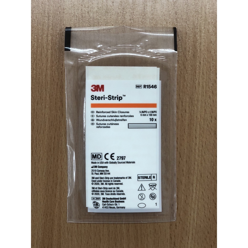 แผ่นปิดแผล 3M Steri-Strip (R1546) 6mmx100mm 2 แผ่น/ซอง | Shopee Thailand