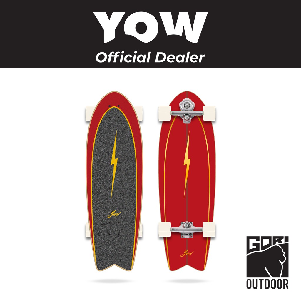 YOW Pipe 32" Power Surfing Series Surfskate | Shopee Thailand