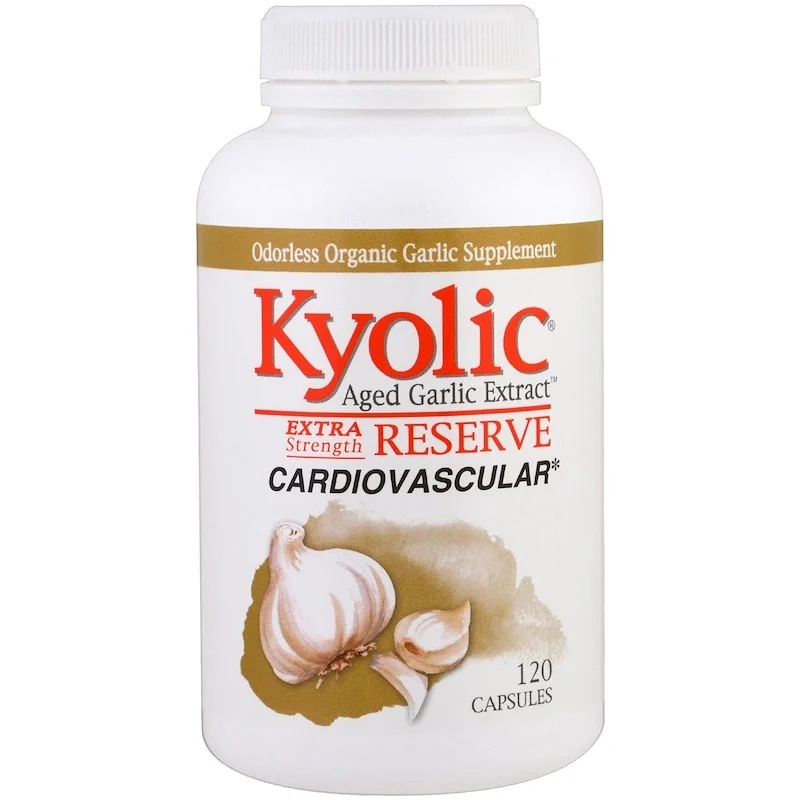 Kyolic, Aged Garlic Extract, Extra Strength Reserve, 120 Capsules ...