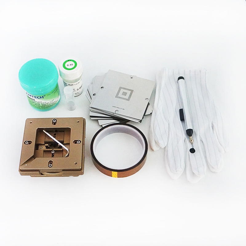 BGA Reballing Kit 90mm reballing jig Station 36pcs 90mm Stencils Reball ...