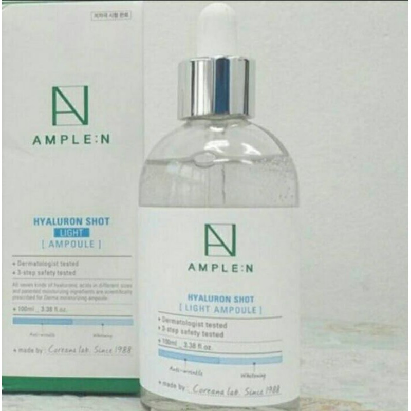 Ample:n Hyaluron LIGHT 100ml สูตรใหม่ ไม่เหนียว | Shopee Thailand