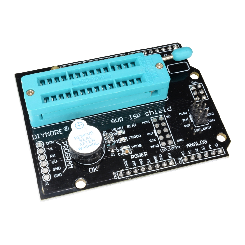 DIYMORE for arduino R3 AVR ISP Shield การเบิร์นการเขียนโปรแกรมเมอร์ ...