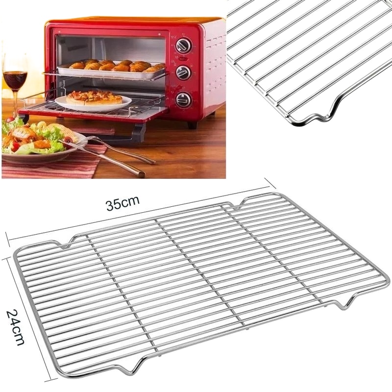 Stainless Steel BBQ Mesh Rack/ Fruit Vegetable Drainer/ Bake Meat Piic ...