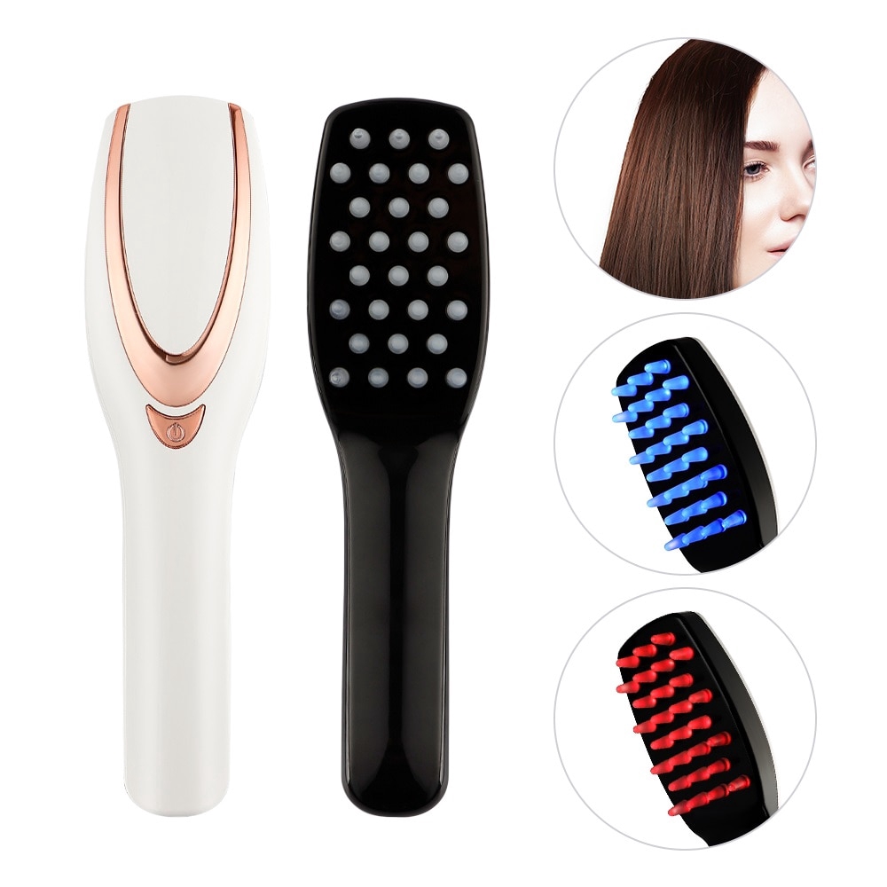 Electric Vibration Massage Comb Hair Scalp Laser Massage Comb Hair ...