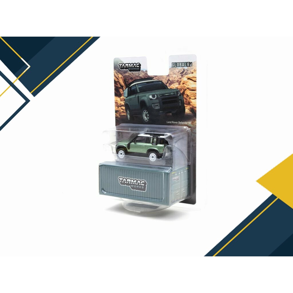 TARMAC MODEL Land Rover Defender 90 Green Metallic 2021 HK Special ...