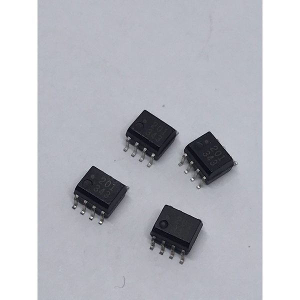 201 (HCPL-0201) SMD 8ขา แพ็ค3ตัว งานแท้ ใช้กับบอร์ดเครื่องจักร ...