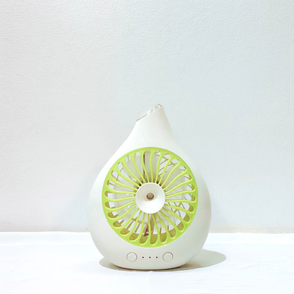 Steam Fan สีเขียว พัดลมตั้งโต๊ะไอน้ำ หรือไว้พ่นแอลกอฮอล์ | Shopee Thailand