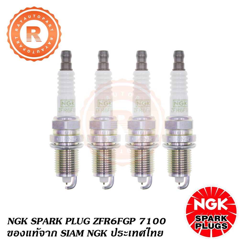 หัวเทียน NGK Platinum แท้ ZFR6FGP 7100 JAZZ CITY 09 ACCORD 03-07 CR-V ...