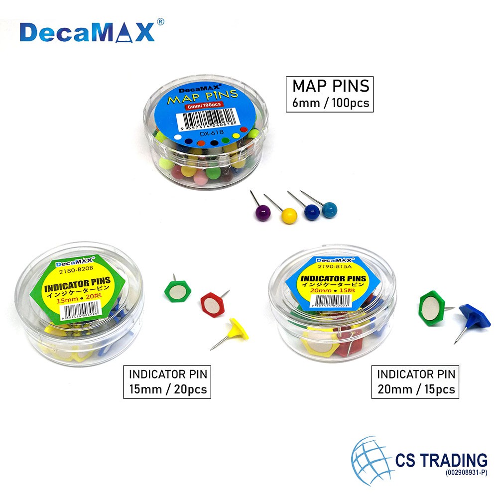 Indicator & Map Pins – หมุดทนทานใช้งานง่ายสําหรับเครื่องหมายแผนที่ ...