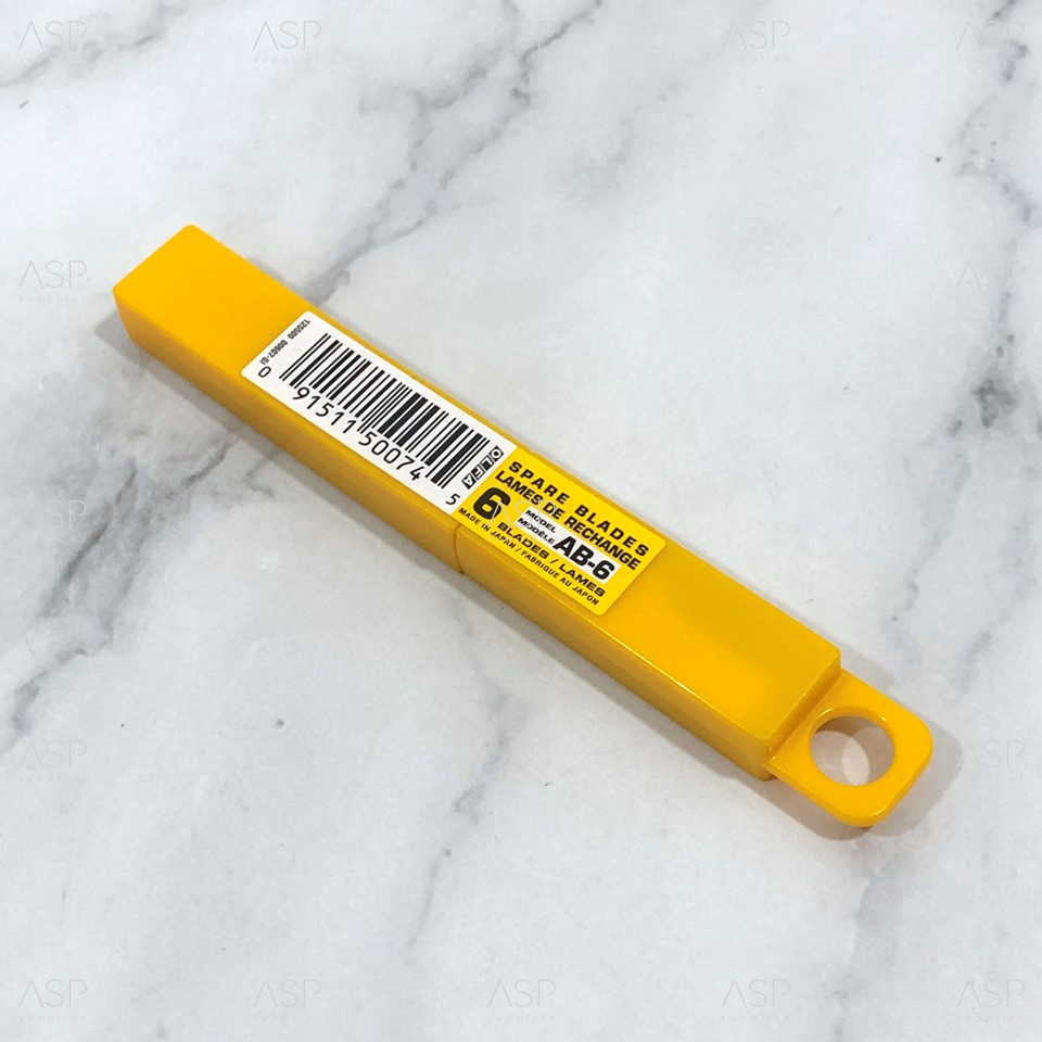 ใบมีดคัตเตอร์ โอฟ่า OLFA AB-6 (ใบเล็ก), LB-10 (ใบใหญ่) ใบมีดเฉียง 45 องศา | Shopee Thailand