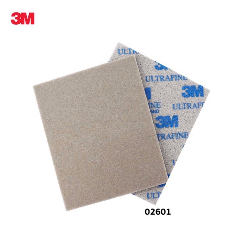 ฟองน้ำกระดาษทราย 3M เบอร์ 02600,02601,02602 | Shopee Thailand