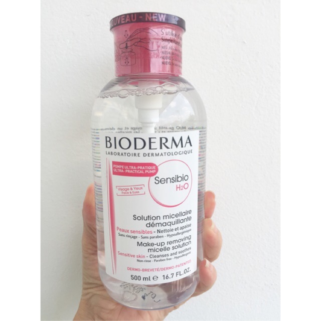 Bioderma Sensibio H2O make-up removing ขนาด 500ml | Shopee Thailand