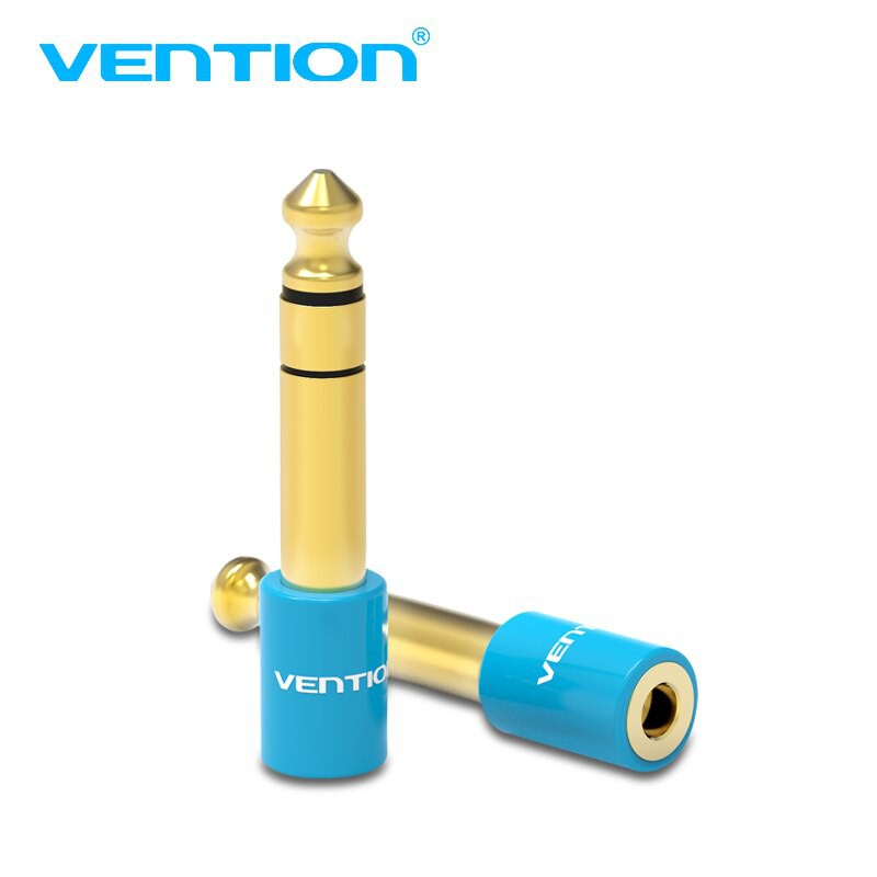 Vention Guitar Adapter 6.5mm Male to 3.5mm Female Jack Stereo Headphone AUX | Shopee Thailand