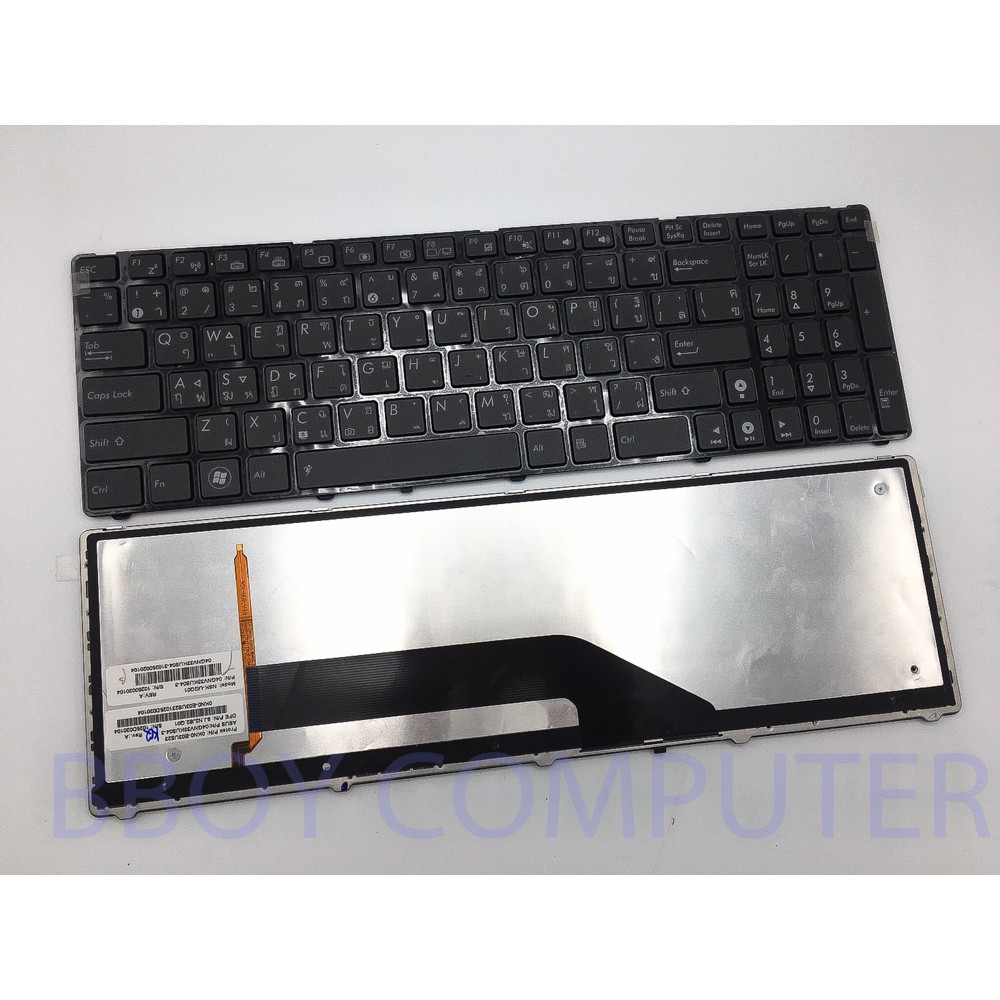 ASUS Keyboard คีย์บอร์ด ASUS K50 K50A | Shopee Thailand