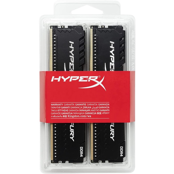 32GB (16GBx2) 3600MHz DDR4 RAM (พีซี) KINGSTON FURY BEAST KF436C18BBK2 ...