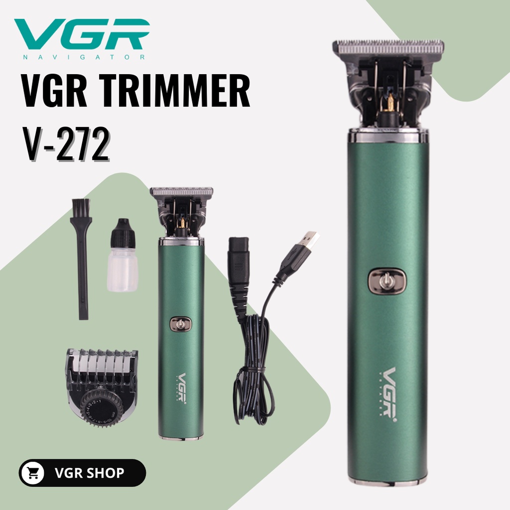 VGR V-272 ปัตตาเลี่ยนตัดผม ปัตตาเลี่ยนไฟฟ้าไร้สาย รุ่น V-272ปัตตาเลื่ยนไร้สายกันขอบแกะลาย สี ...