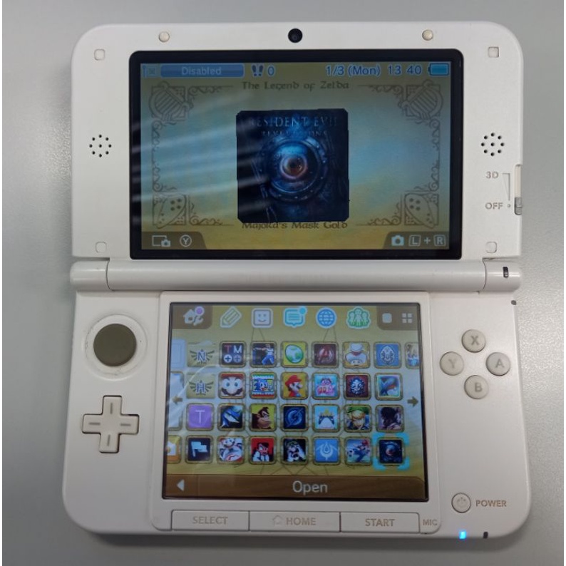 nintendo 3ds ll สีขาว จอใหญ่ เล่นผ่านเมม 32G มือสองญี่ปุ่น sn=16681 | Shopee Thailand
