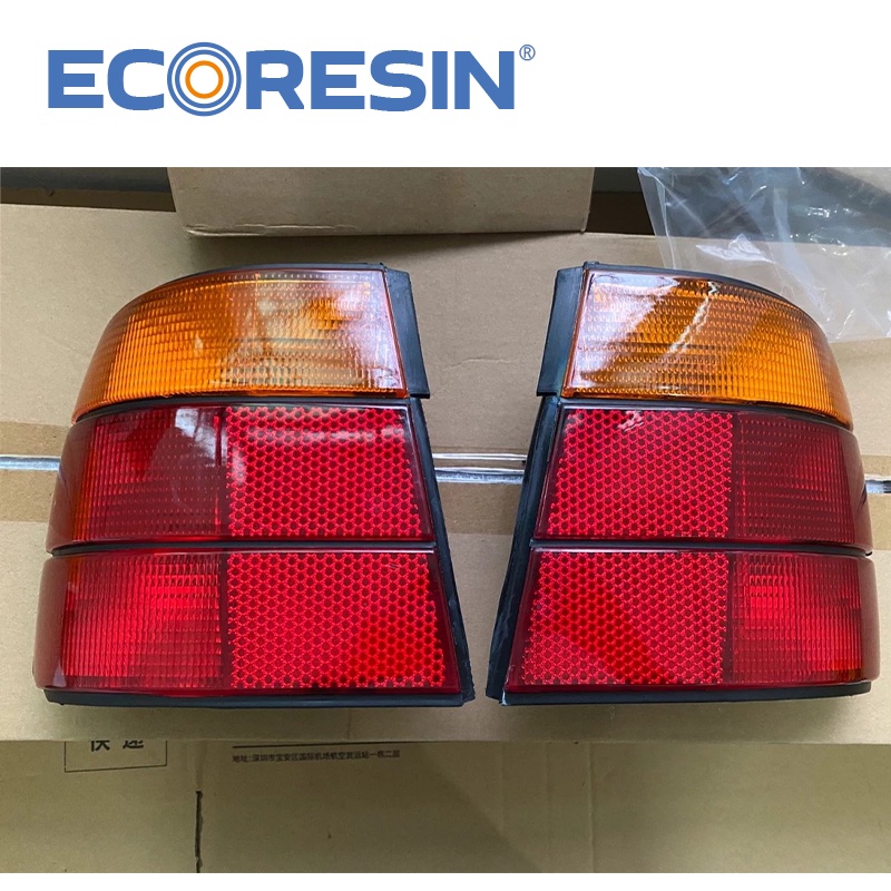 For BMW E34 Taillight Tail Light Rear Lights Lamps Yellow White Grey ...