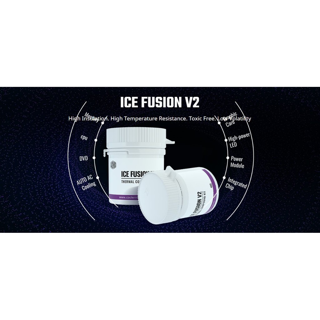 Silicone COOLER MASTER ICE FUSION V2 40G # ซิลิโคน ซีพียู | Shopee Thailand