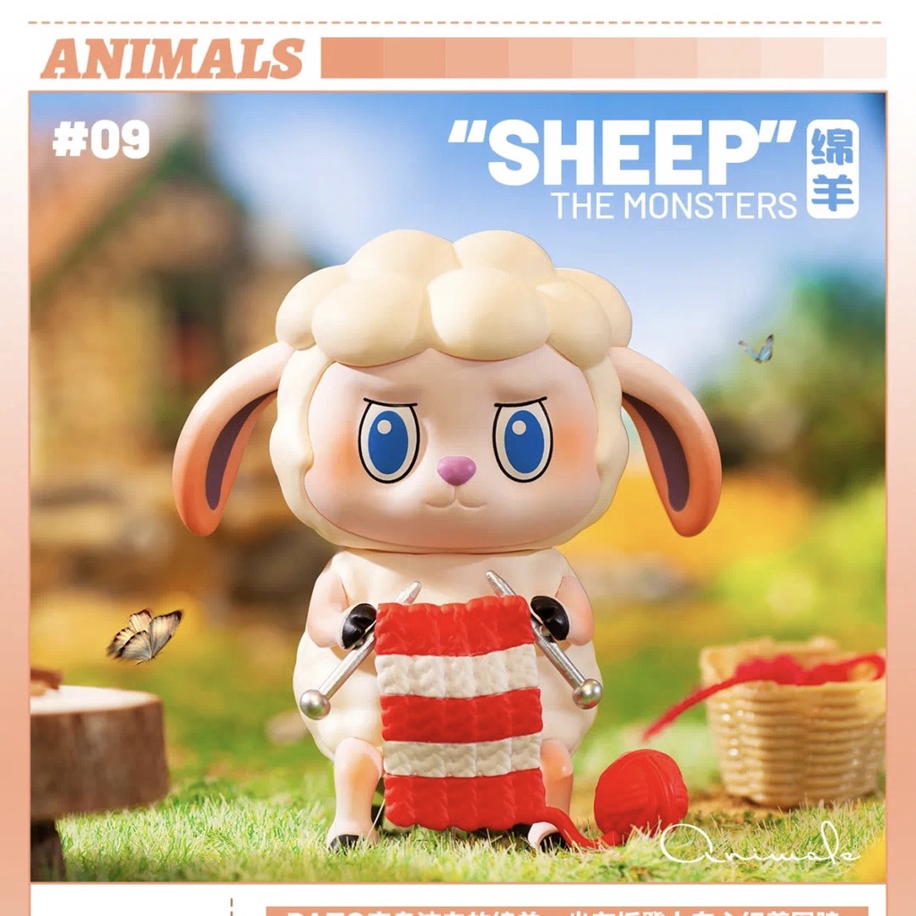 ตุ๊กตาฟิกเกอร์ Labubu The Monsters Animals Series Blind box [ของแท้ ...