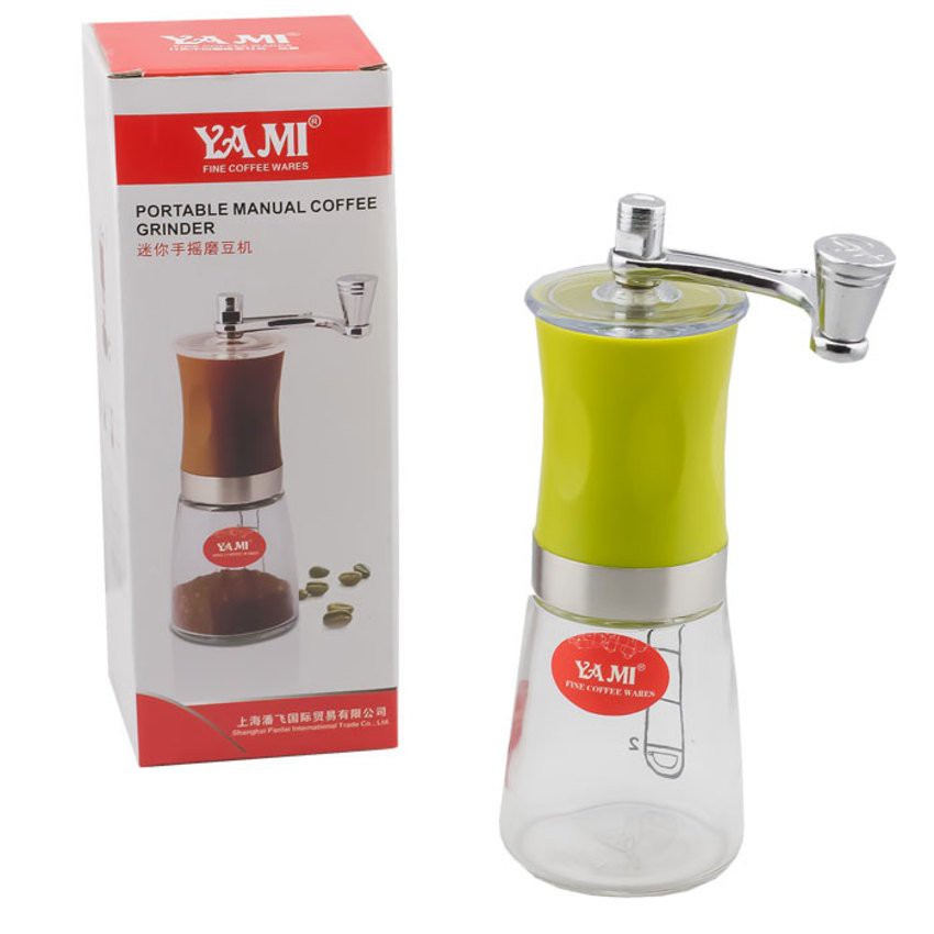 🔥สินค้าใหม่🔥 Getzhop เครื่องบดกาแฟ บดกาแฟมือหมุน บดมือหมุน YAMI Coffee ...