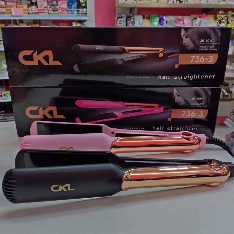 🔥พร้อมส่ง🔥 เครื่องหนีบผม เครื่องม้วนผม CKL 736-3 ที่หนีบผม ที่ม้วนผม วอลลุ่ม ปลายงุ้ม หนีบเงา ...