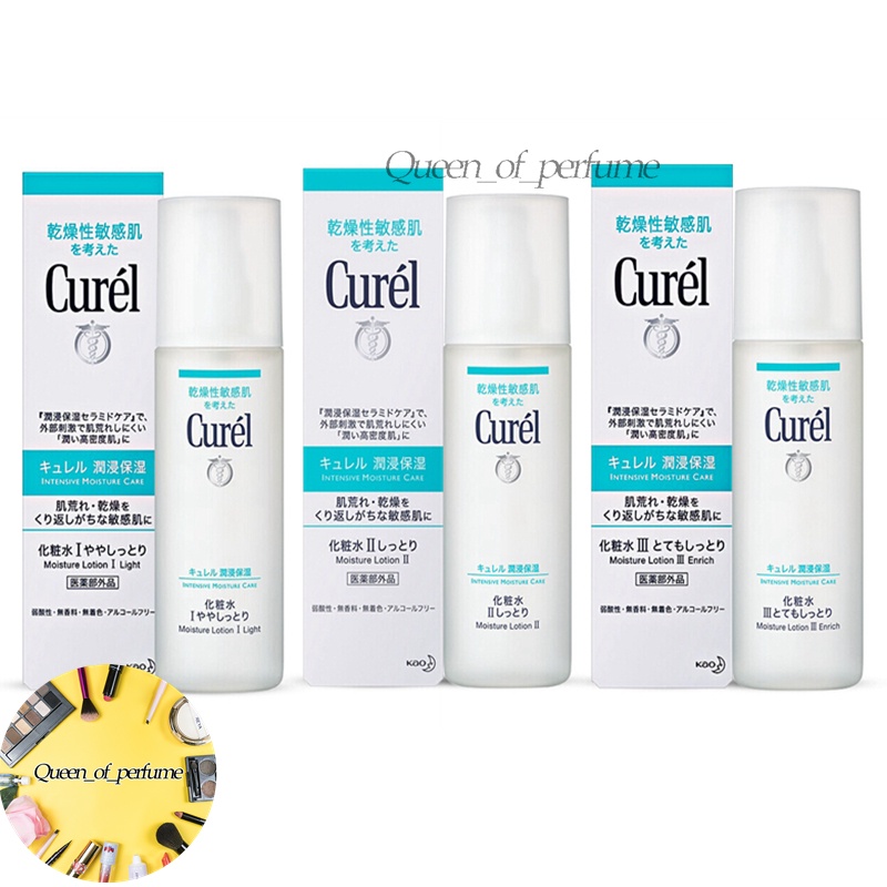Curel Moisturizing Lotion No. I No. Ⅱ No. Ⅲ Sensitive Muscle ...